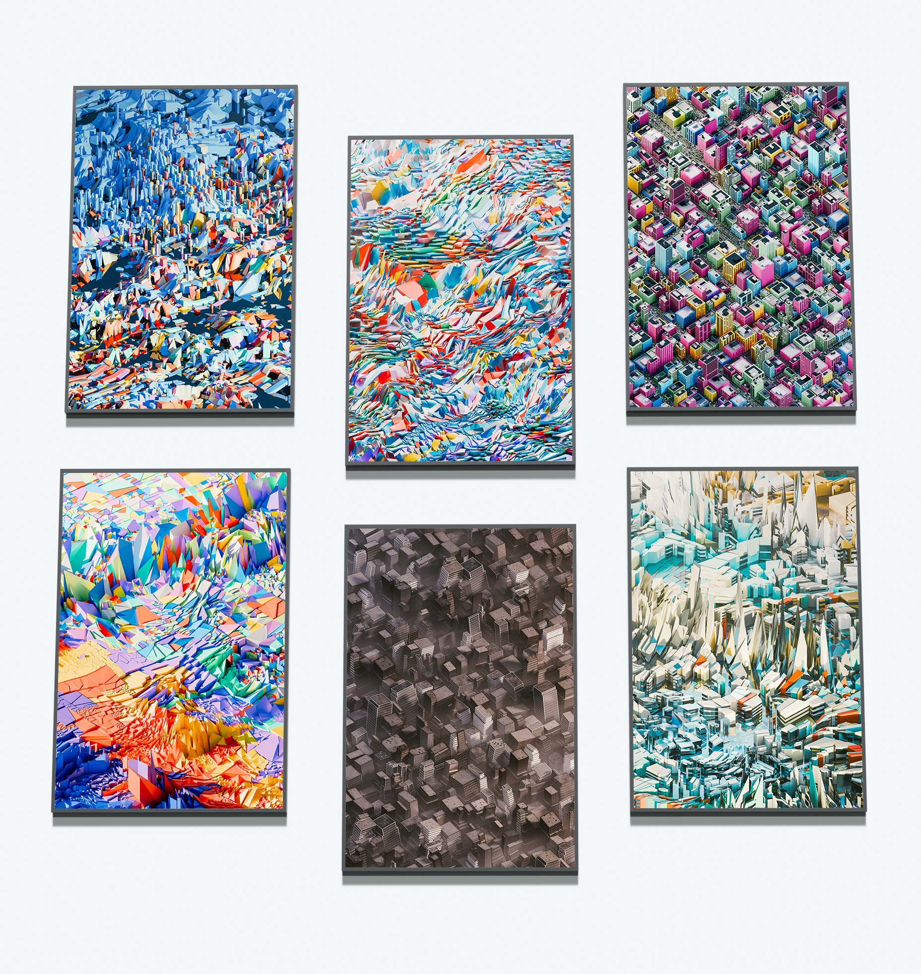 Generative Art Prints - idflood